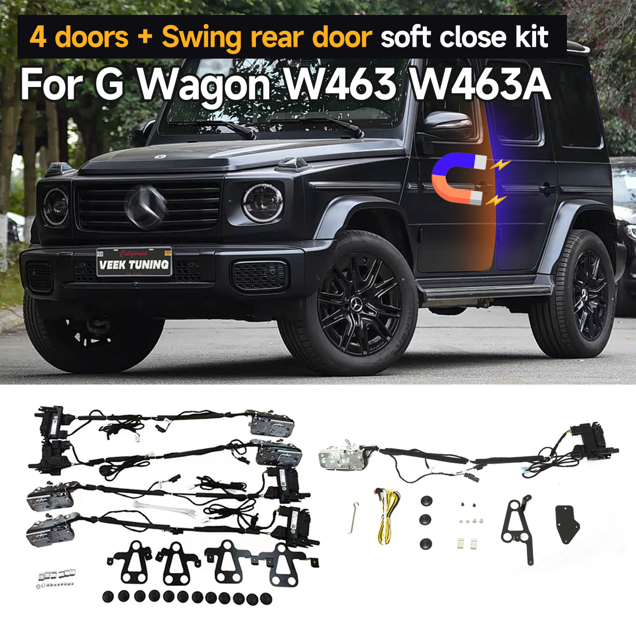 Soft Close Kit for 2012-2025 Mercedes G Wagon W463/W463A/W465 G63/G500