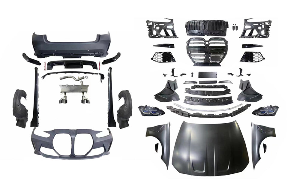 M3 Style Body Kit(G80) for 3 Series(G20/G28)【Wide-body Edition,With Ho